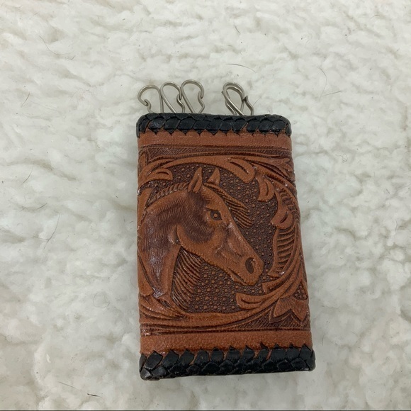 Accessories | Vintage Made In Mexico Tooled Keyholder | Poshmark